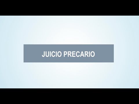 Juicio de precario - TramiteFacil.online